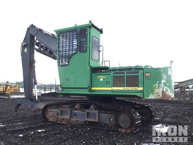 2012 John Deere 3754D Track Mounted Log Loader w/ Waratah 623C ...