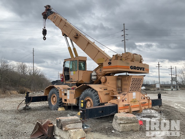 1989 Grove RT-745 4x4 Rough Terrain Crane in Indianapolis, Indiana ...