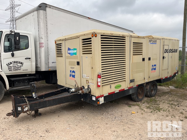 2014 Doosan HP1600 1600 cfm Mobile Air Compressor in Richmond, Texas ...