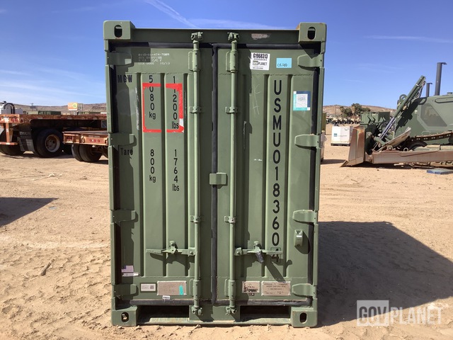 Surplus Charleston Marine CMCI 115A Quadcon Storage Container in Yermo ...