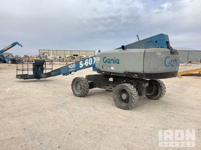 2016 Genie S-60X 4WD Diesel Telescopic Boom Lift in ODESSA, Texas ...