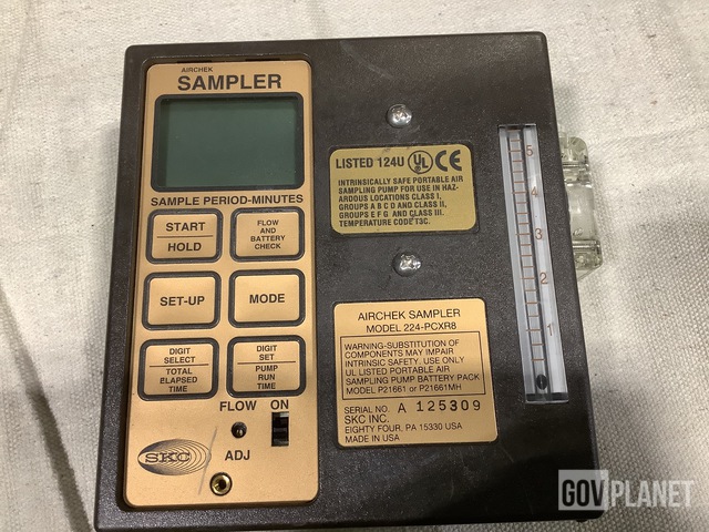 Surplus (5) SKC 224-PCXR8 Airchek Sampler Sample Pumps in Chambersburg, Pennsylvania, United ...