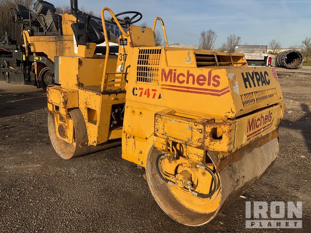 1995 Hypac C747A Double Drum Roller in Hebron, Kentucky, United States ...