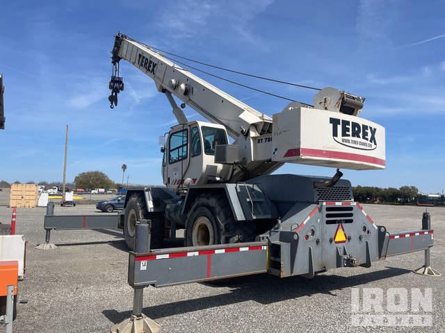 2006 Terex RT780 80 ton 4x4 Rough Terrain Crane in Dixon, California ...