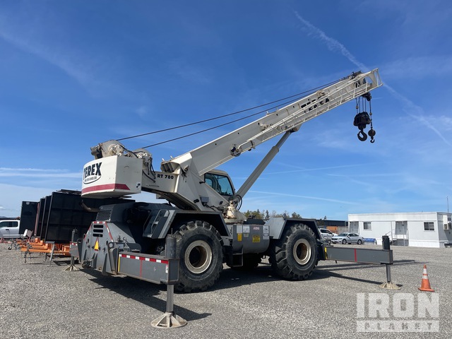 2006 Terex RT780 80 ton 4x4 Rough Terrain Crane in Dixon, California ...