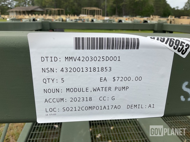Surplus Sixcon Water Pump Module in Lake Butler, Florida, United States ...