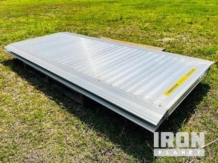 Quantity of (2) Aluminum ISO Shipping Container Loading Ramps in ...