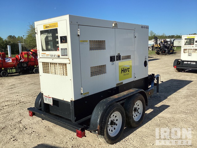 2015 Multiquip DCA-70SSIU4F 56 kW Mobile Generator Set in Knightdale ...