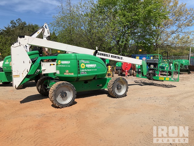 2014 JLG 600A 4WD Diesel Articulating Boom Lift in Hickory, North ...