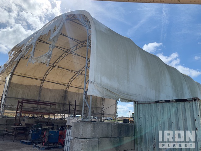 50 ft x 38 ft Portable Canvas Hoop Storage Building in Hudson, Florida ...