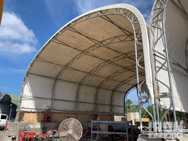 50 ft x 38 ft Portable Canvas Hoop Storage Building in Hudson, Florida ...