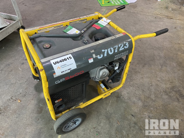 2016 Wacker Neuson GP5600A 5.6 kW Portable Generator Set in West Palm ...