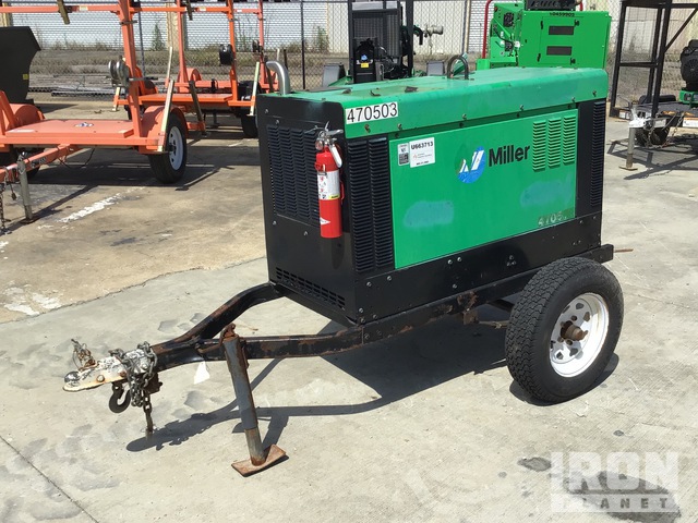 2012 Miller Big Blue 300 Pro 300 A Mobile Multi-Process Engine Driven ...