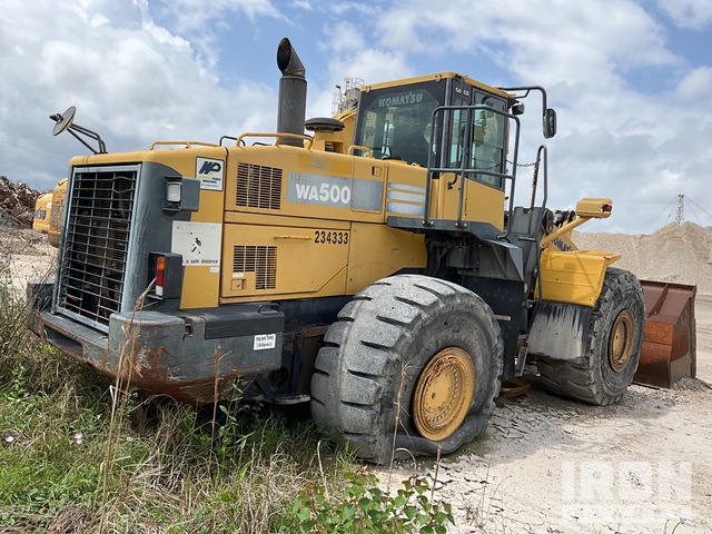2006 Komatsu WA500-6 Wheel Loader in Channelview, Texas, United States ...