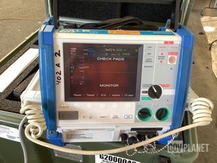(4) Zoll Medical M Series CCT 8000-0851-30 Defibrillator Monitor ...