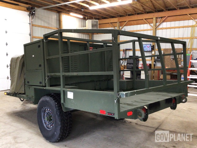 Surplus 2012 DHS Systems DRASH Shelter Transport Trailer in Capac ...