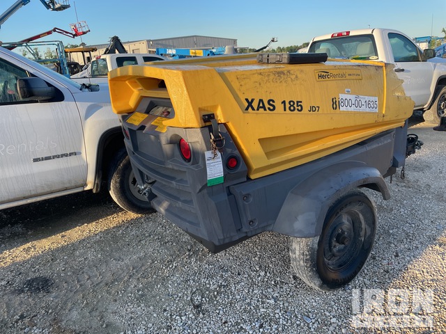 2013 Atlas Copco XAS 185 JD7 PE Mobile Air Compressor in Sulphur ...