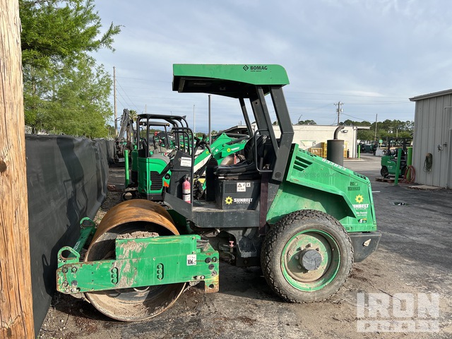 2016 Bomag BW124DH-40 Smooth Drum Compactor in Orange Park, Florida ...