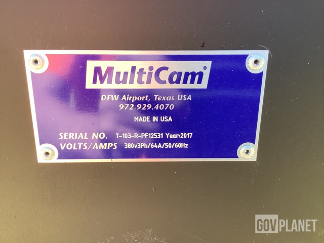 Surplus MultiCam 7000 Series CNC Router in Hooks, Texas, United States ...