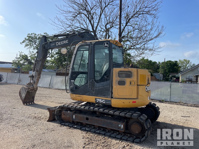 2016 John Deere 75G Mini Excavator in Pasadena, Texas, United States ...