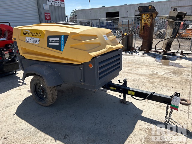 2018 Atlas Copco XAS 185 KD7 T4 HERC Mobile Air Compressor in Sparks ...