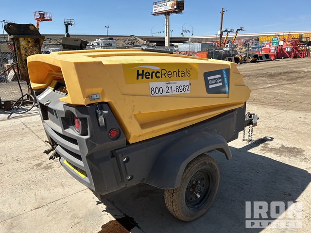 2018 Atlas Copco XAS 185 KD7 T4 HERC Mobile Air Compressor in Sparks ...