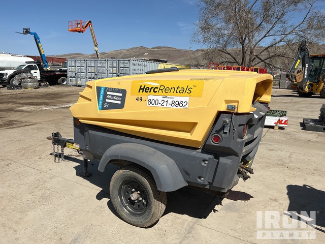 2018 Atlas Copco XAS 185 KD7 T4 HERC Mobile Air Compressor in Sparks ...