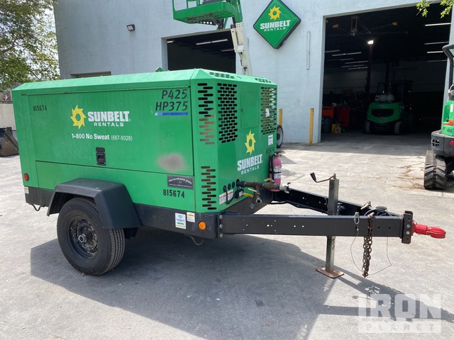 2015 Doosan P425/HP375WCU-T4I 375 cfm Mobile Air Compressor in OLDSMAR ...