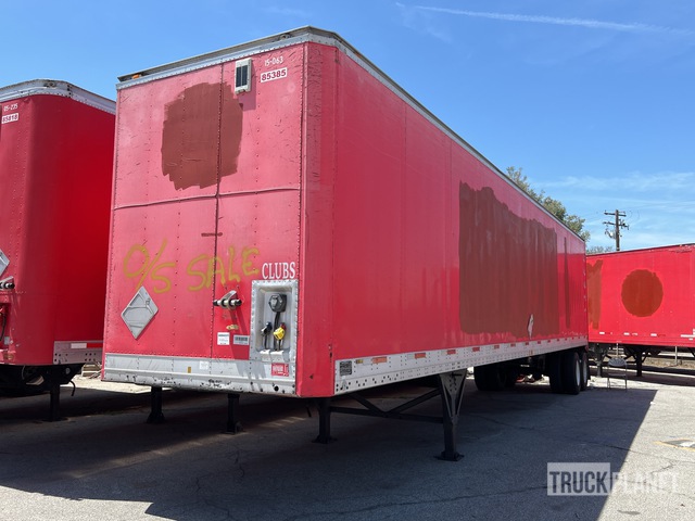 1989 Great Dane 45 ft x 102 in T/A Van Trailer in Industry, California ...