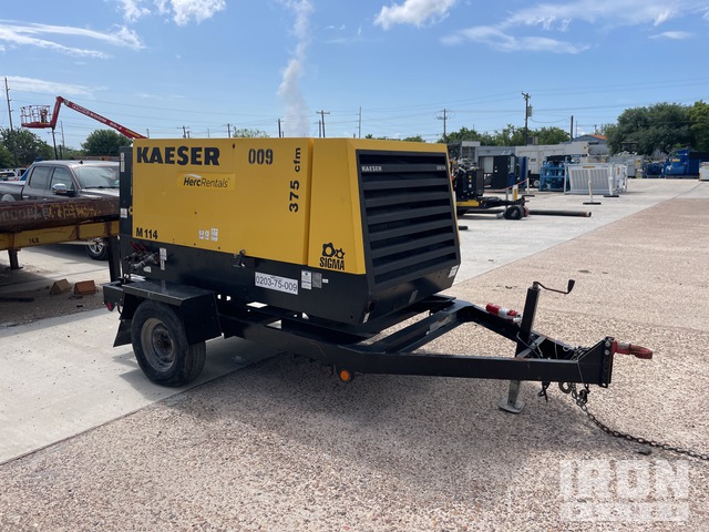 2014 Kaeser M114 375 cfm Mobile Air Compressor in Texas City, Texas ...