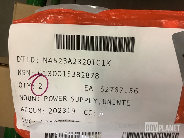 Surplus (2) Tripp-Lite SmartOnline SU3000RTXL3U Uninterruptible Power ...