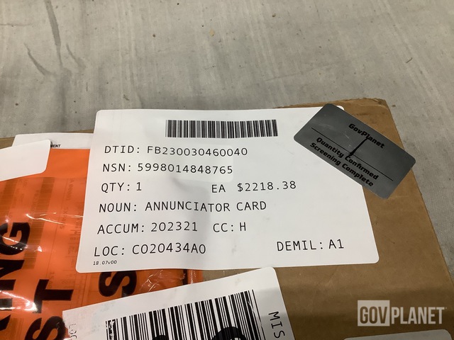 Surplus Essex Electro B809-3005 Annunciator Board in Chambersburg ...