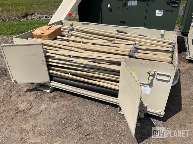 Surplus (8) Storage Containers w/Shelter System Components in South ...