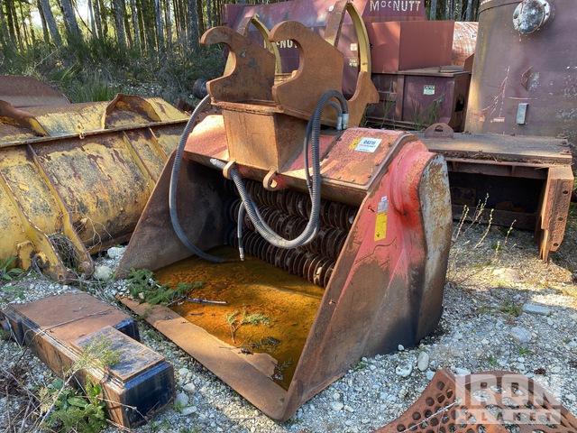 2006 Allu SM 3-17 70 in Q/C Roller Processing Excavator Screening Bucket - Fits 400 Series in ...