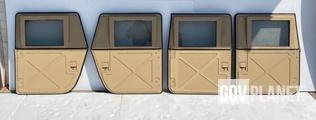 (4) Humvee Split X-Doors Convertible from Full Doors to Half Doors ...