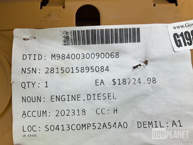 Surplus Cat 3056E Diesel Engine in Albany, Georgia, United States ...