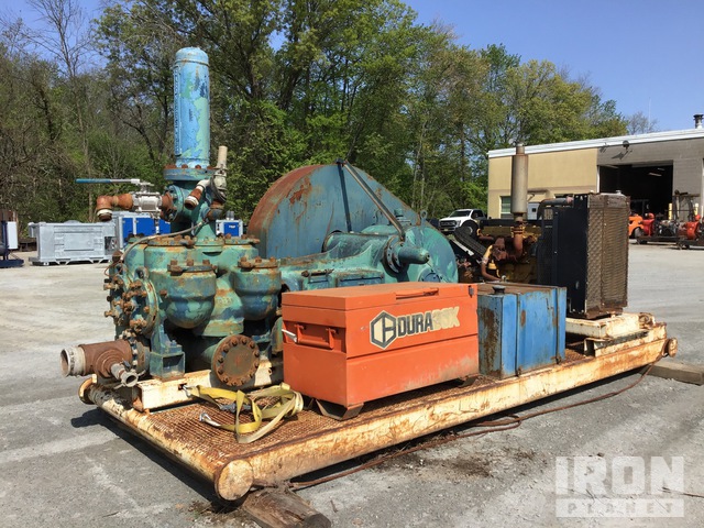 Gardner-Denver GD 7.5 x 10 Skid-Mounted Mud Pump in Rockaway, New ...