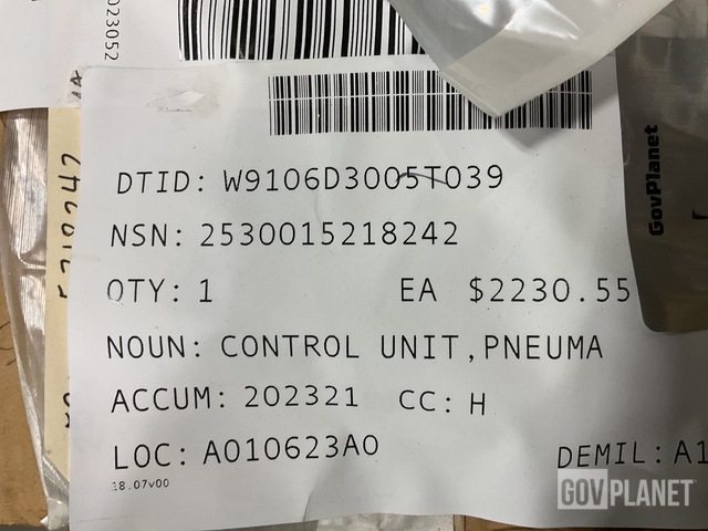 Surplus Spicer 676486 Pneumatic Tire Control Unit in Chambersburg ...