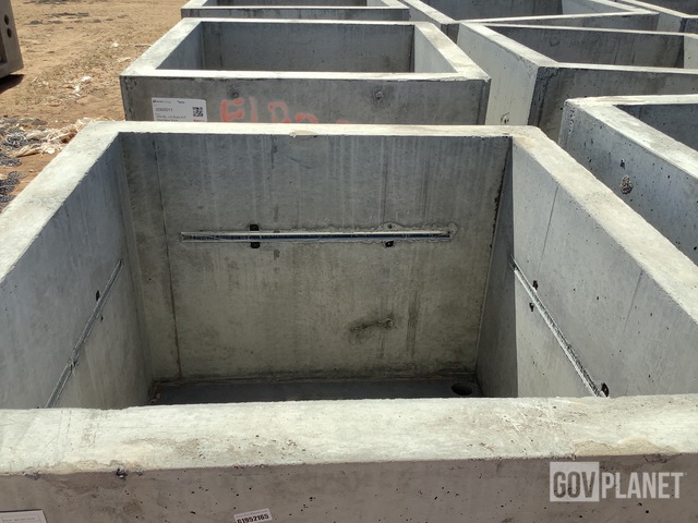 Surplus (15) Oldcastle Precast 504-BL Electrical Vaults in Red Rock ...