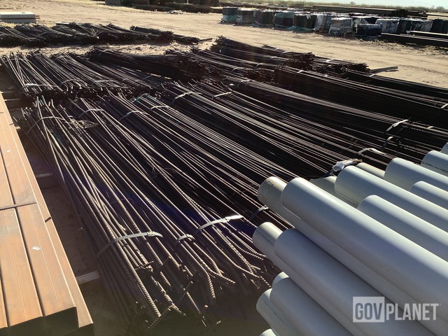 Surplus (1,237) Assorted Rebar Rods in Red Rock, Arizona, United States ...