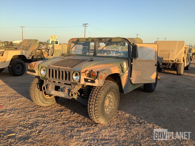 Surplus 1997 AM General M1097A2 HMMWV 2 Door Soft Top w/Truck Body in ...