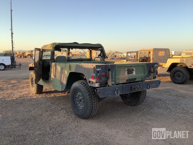 Surplus 1997 AM General M1097A2 HMMWV 2 Door Soft Top w/Truck Body in ...