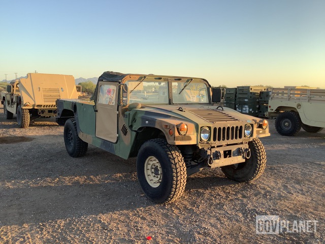 Surplus 1997 AM General M1097A2 HMMWV 2 Door Soft Top w/Truck Body in ...