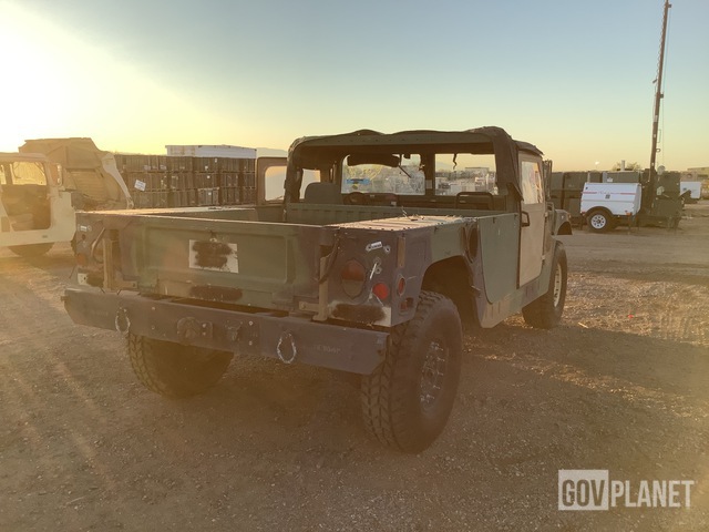 Surplus 1997 AM General M1097A2 HMMWV 2 Door Soft Top w/Truck Body in ...