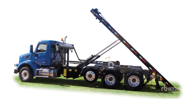 G&H Manufacturing Roll-Off Hoist on Peterbilt Model 567 Chassis with ...