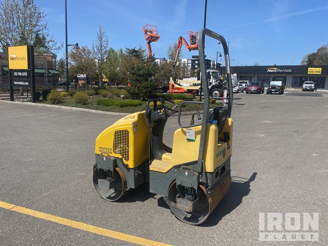 2015 Wacker Neuson Rd12a Double Drum Roller In Des Moines Washington