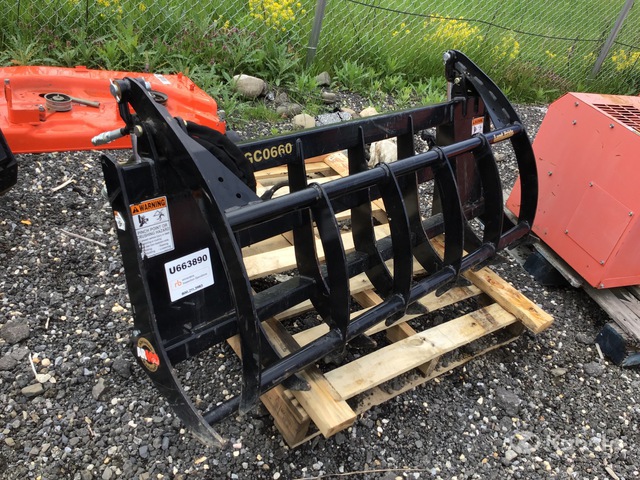 Lot of Land Pride (1) SGC0660 Grapple & (1) PFL2042 Pallet Forks in ...