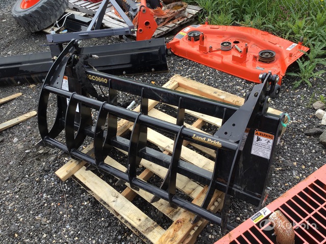 Lot of Land Pride (1) SGC0660 Grapple & (1) PFL2042 Pallet Forks in ...