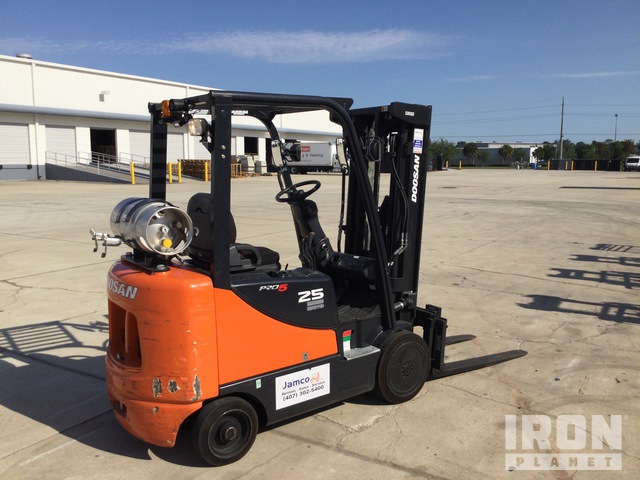 2016 (unverified) Doosan GC25P-5 4300 lb Cushion Tire Forklift in ...