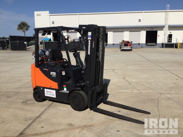 2016 (unverified) Doosan GC25P-5 4300 lb Cushion Tire Forklift in ...